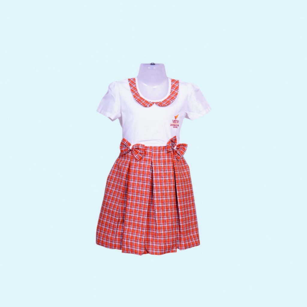 Single Frock – Regular Uniform (Nursery, LKG, UKG, Girls) – Vista ...